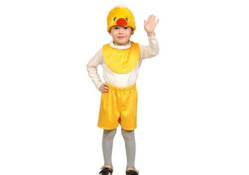 Карнавальный костюм Цыпленок желтый детский