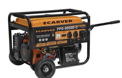 Бензогенератор Carver 8000E-3 эл.старт колеса | Festima.Ru - Мониторинг .