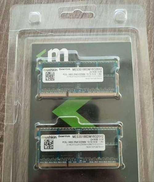 Память для ноутбука KIT DDR3L 32 gb (2x16gb)