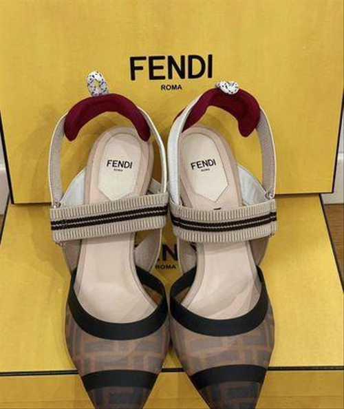 Слингбэки босоножки fendi оригинал