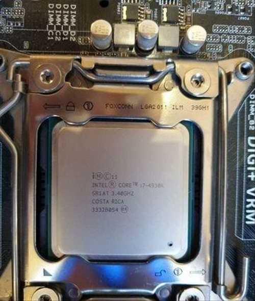 Процессор i7-4930k, материнская плата, память 32GB