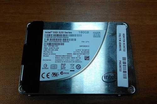 SSD Intel 520 series, sata3 180Gb, гарантия