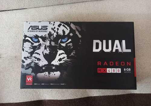 Видеокарта asus dual rx 480 8gb