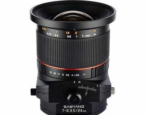 Samyang T-S 24mm f/3.5 ED AS UMC Canon EF