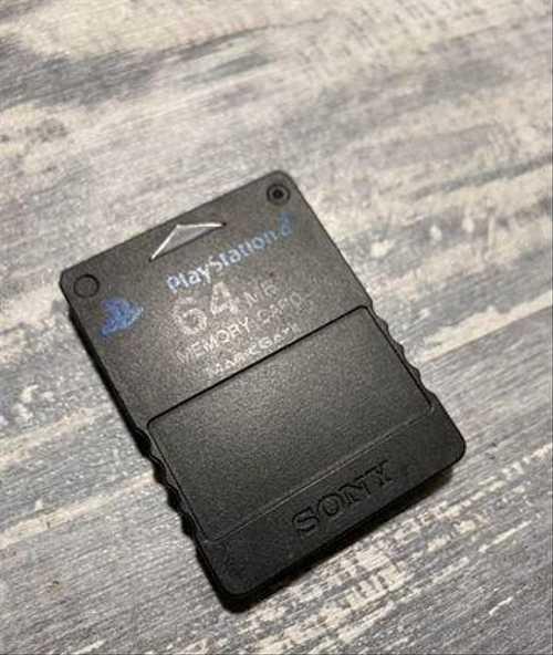 Карта памяти Sony Playstation 2 64Mb