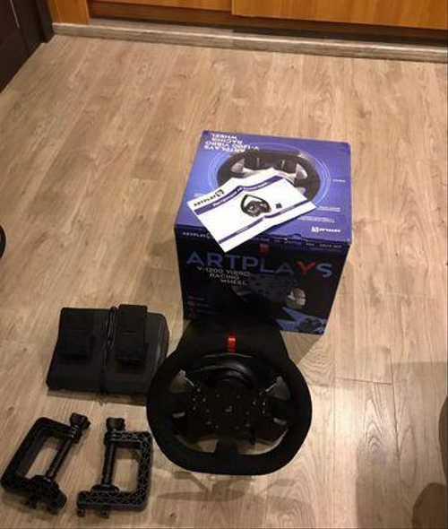 Artplays vibro. Руль ARTPLAYS V-1200 Vibro Racing Wheel. Педали игровой руль v-1200 Vibro ps4/PC/XBOXONE.