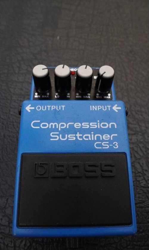 Гитарная педаль компрессор Boss CS-3