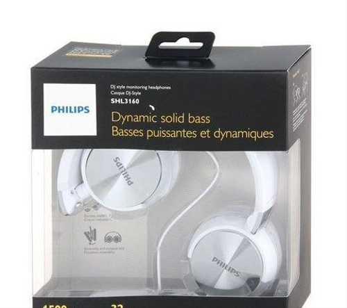 Наушники накладные Philips SHL3160 белые (новые)