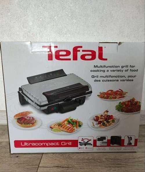 Гриль Tefal Ultracompact GC302B26 серый