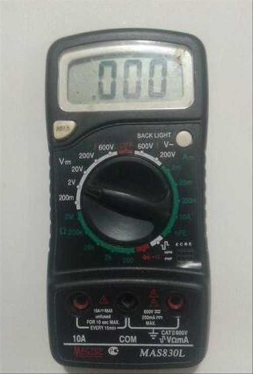 Мультиметр Мастер Professional MAS830L