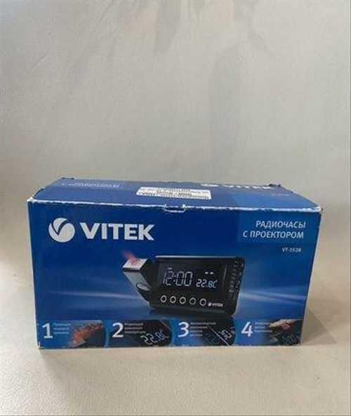 Радиочасы vitek VT-3528 BK с проектором