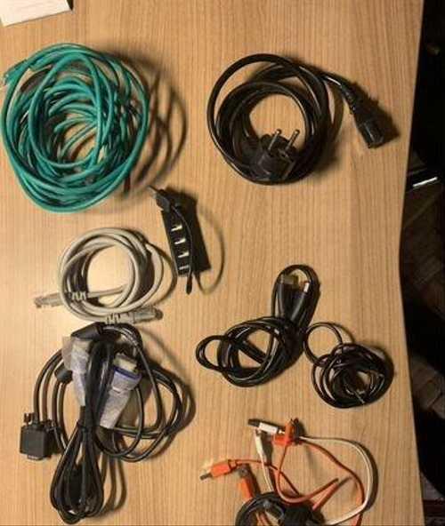 Провода, кабели, патч корды, hdmi, microUsb