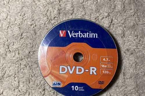 Болванки для записи DVD-R Verbatim