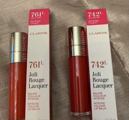 Clarins помада joli rouge