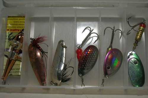 Рыболовные приманки - набор из 6 штук в боксе