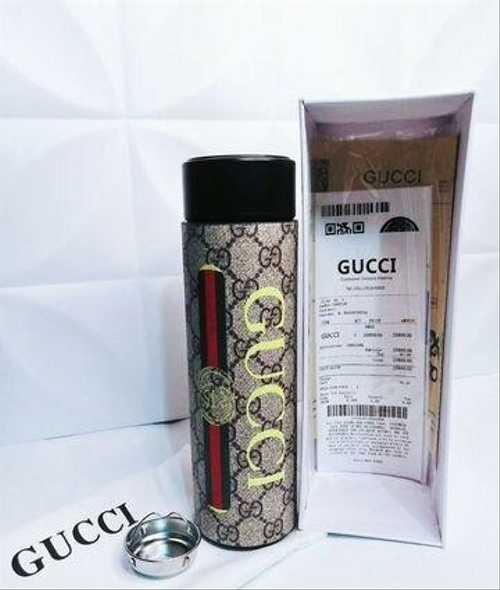 Термос Gucci с сенсорной крышкой