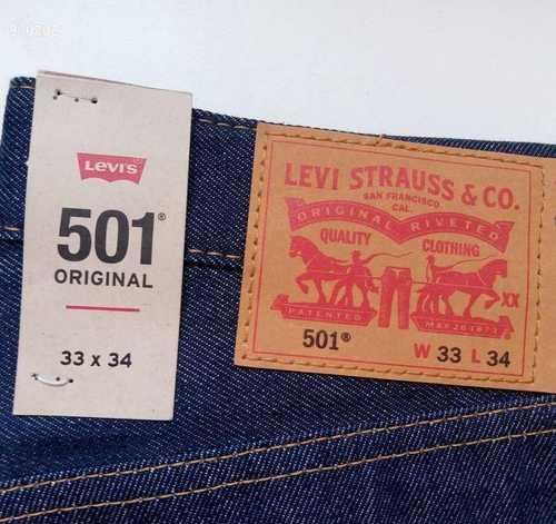 Джинсы Levis 00501-0000 RAW denim