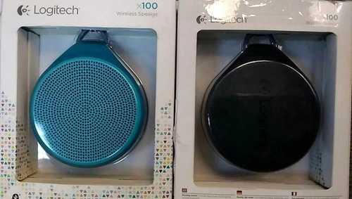 Портативная Bluetooth колонка Logitech X100 (синяя