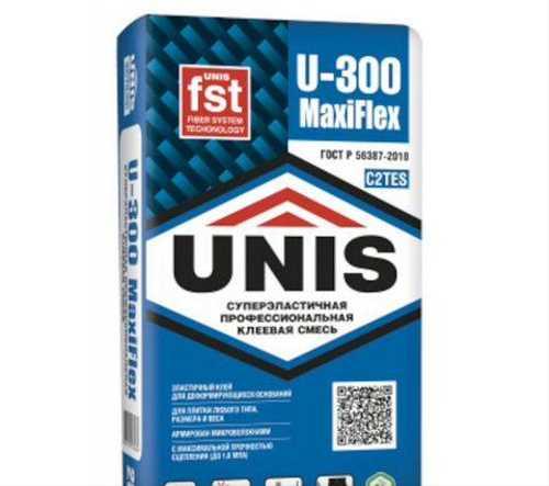 Unis U-300 MaxiFlex плиточный клей (25 кг)