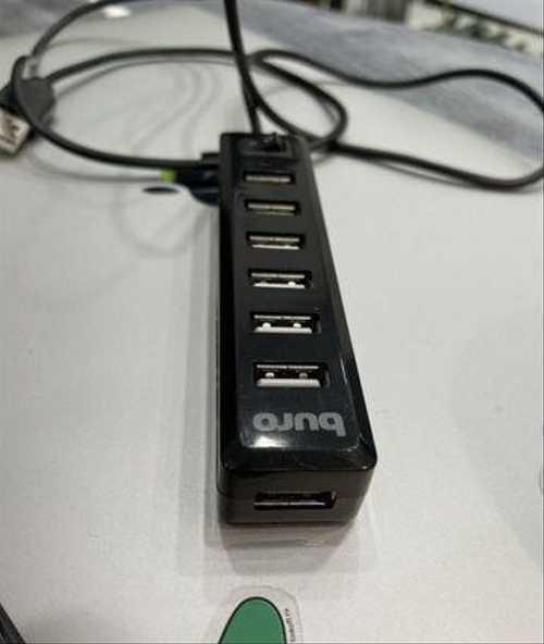 USB хаб Разветвитель USB 2.0 Buro 7портов