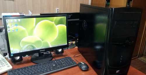 Компьютер 4 ядра 4 гига офис/игровой