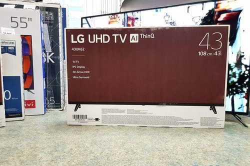 Телевизор Smart TV LG 43UK6200 43" 4K LED T2 Wi-FI