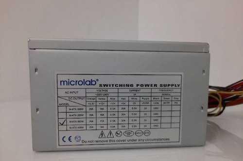Блок питания 360W Microlab M-ATX-360W