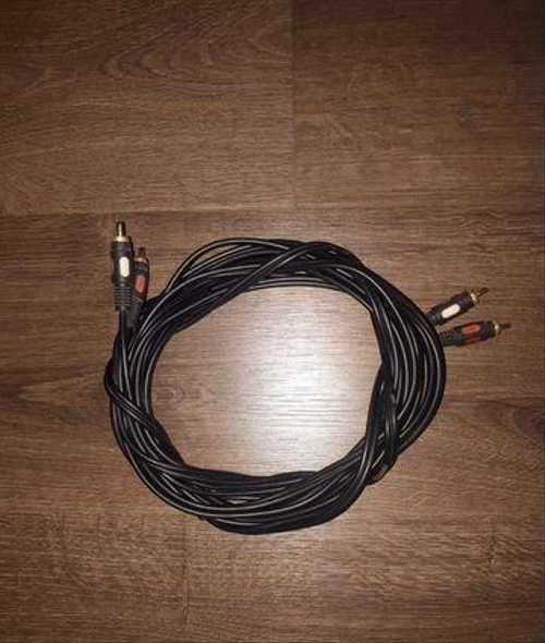 Межблочный кабель 2 rca. Аккустический кабель