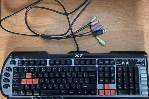 Игровая механическая клавиатура 4tech x7 g800