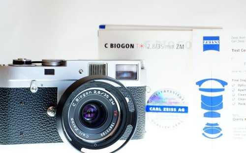 Leica M Carl Zeiss Biogon 35 2,8 ZM