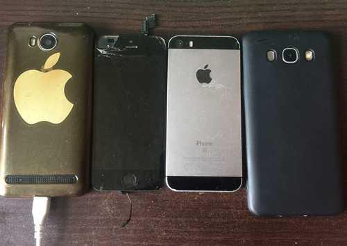 Samsung Galaxy J5, Huawei Y3 LUA-L21, iPhone SE