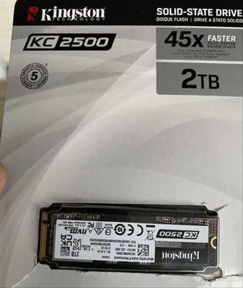 KC2500 2Tb ssd m2 nvme kingston