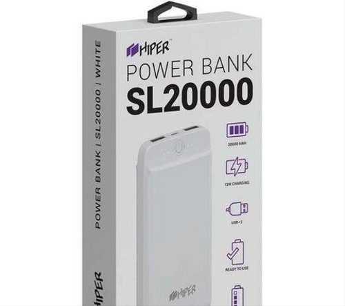 Внешний аккумулятор Hiper SL20000 white