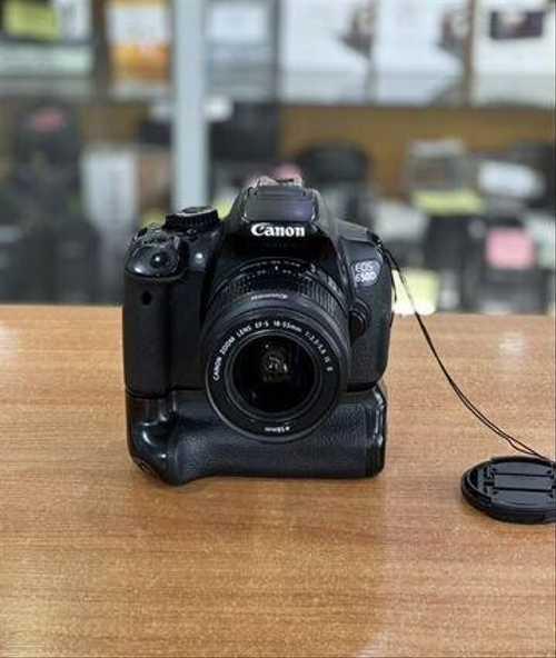 Canon 650D Kit 18- 55 is + батарейный блок