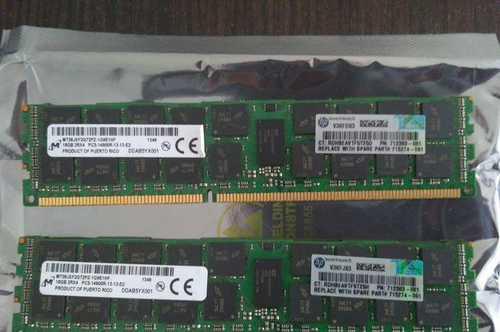 Оперативная память 16GB HP 712383-081, 708641-B21
