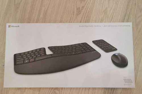 Клавиатура и мышь Microsoft Sculpt Ergonomic Desk