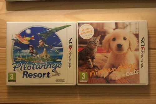 Nintendogs+ pilotwings resort 3ds