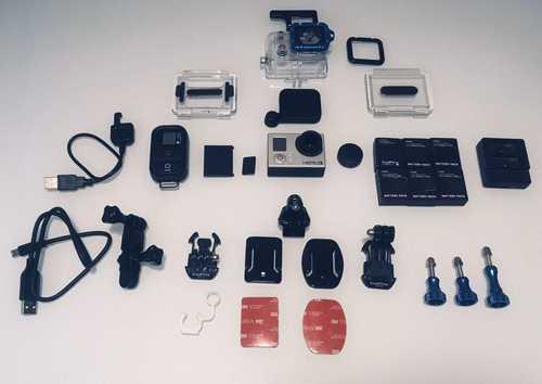 GoPro Hero 3 Black Edition. Большой комплект
