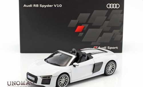 1:18 Audi R8 Spyder V10 2016 suzuka gris. I-scale