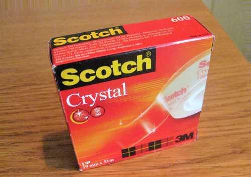 Лента клейкая 3M Scotch Crystal 600 USA