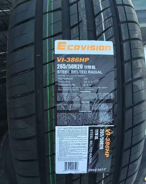 Ovation tyres ecovision