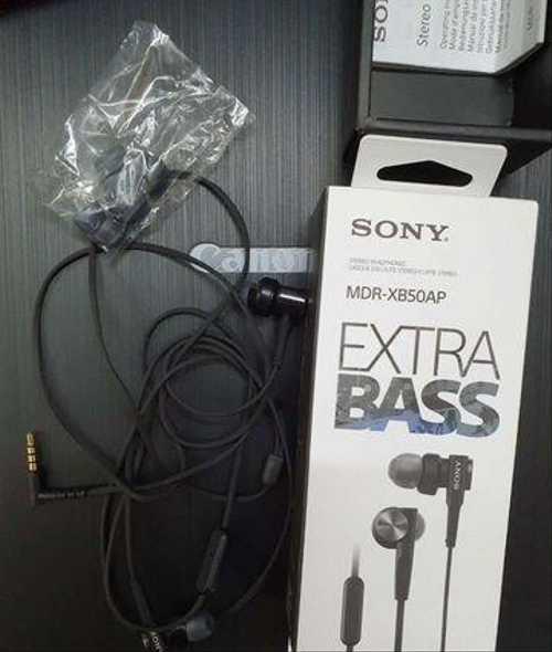 Гарнитура Sony MDR Extra Bass