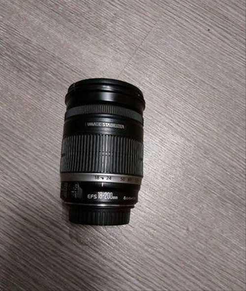 Объектив canon zoom lens EF-S 18-200mm