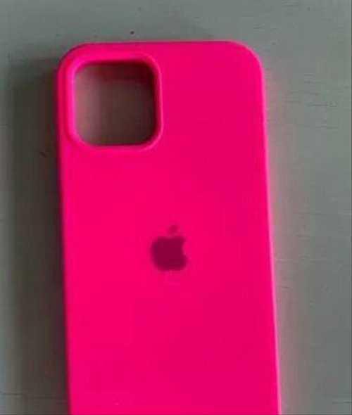 Чехол оптом silicone case iPhone 12 розовый