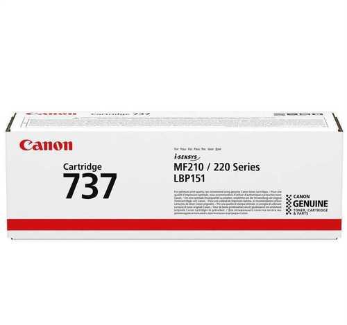 Картридж Canon cartridge 737 № 9435B002 черный