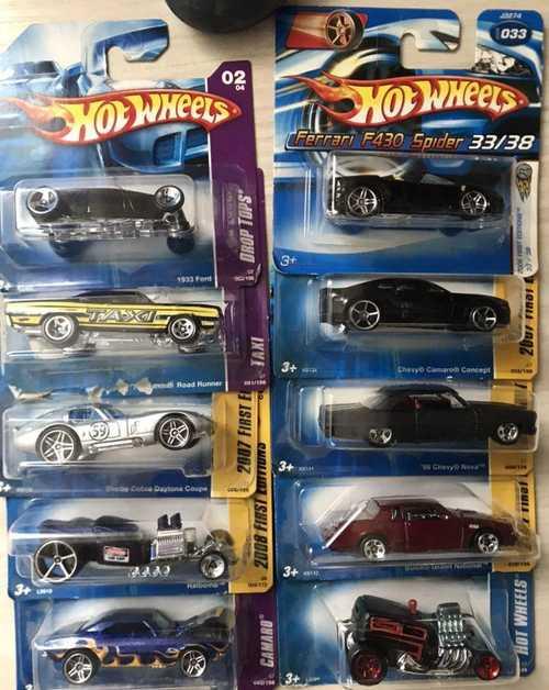 Модели Hot Wheels разные 1990-2007г