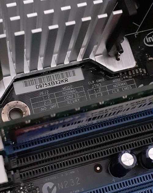 Intel D975XBX2KR материнская плата 3 PCI-X