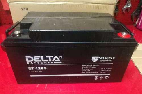 Аккумуляторная батарея delta Battery DT 1265 65 А
