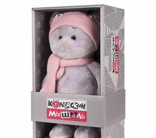Мягкая игрушка Maxitoys Колбаскин&ampМышель Мышель в Шарфе и Шапке 20 см MT-MRT062004-20