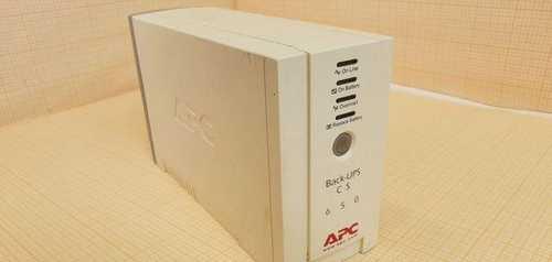 Ибп APC Back-UPS BK650EI 650VA б/у рабочий без акб